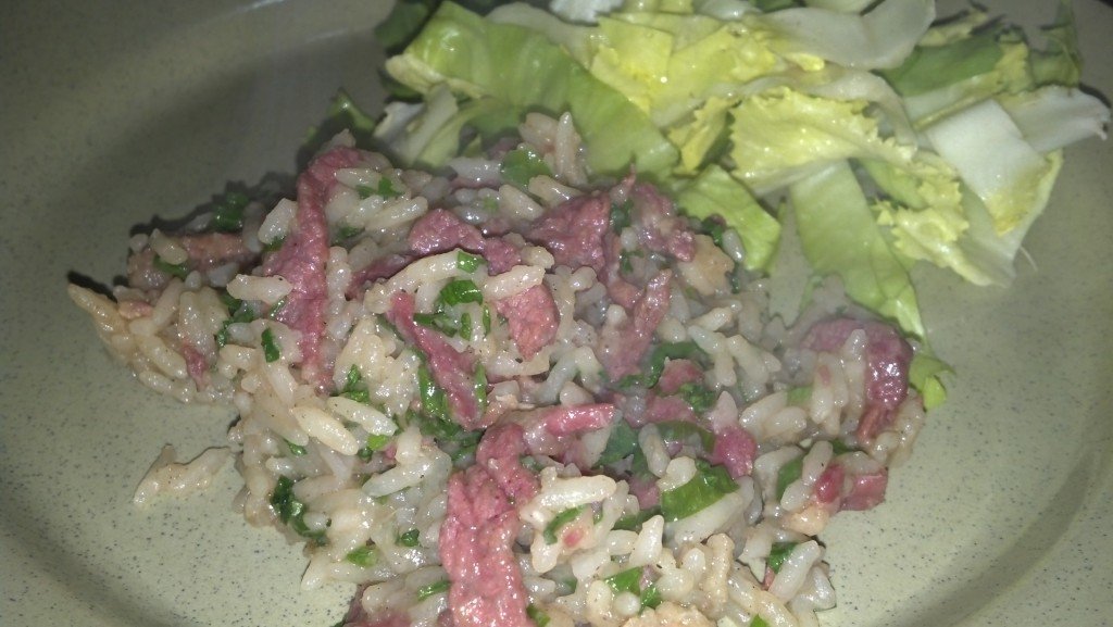 Receita de Arroz Carreteiro de Charque | Receita de Viagem